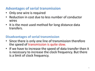 Data Communication & Computer Networks : Serial and parellel ...