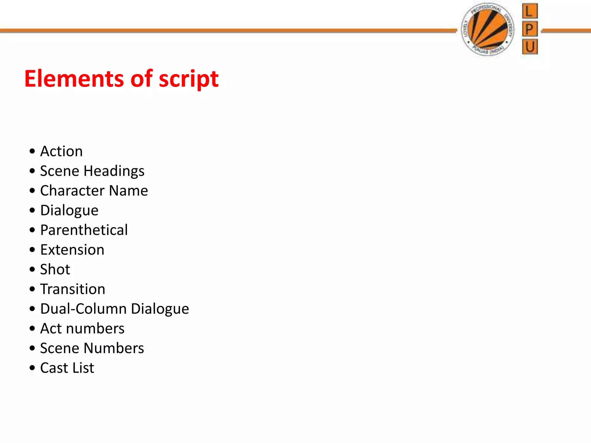 4 lecture (script writing) 22 1-2021 | PPT