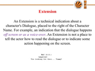 4 lecture (script writing) 22 1-2021 | PPT