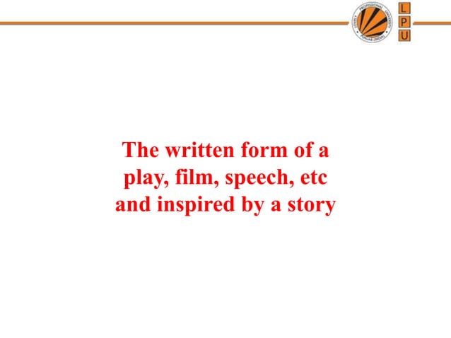 4 lecture (script writing) 22 1-2021 | PPT