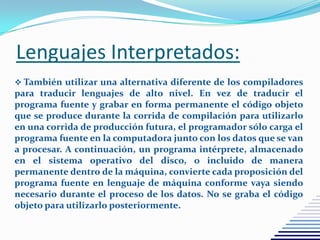 4 lenguajes de programacion.. (1) | PPTX