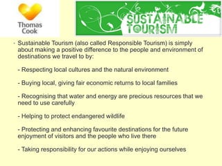 LESSON PLAN on SUSTAINABLE TOURISM | PPTX