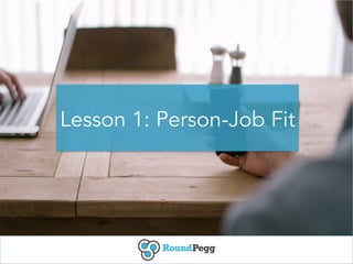 4 Lessons from Person-Environment Fit Research | PDF