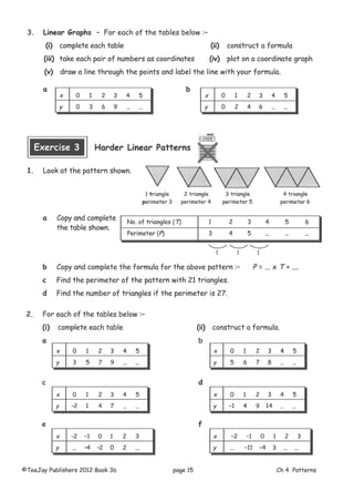 4 level 3b hw chapter 4 patterns | PDF