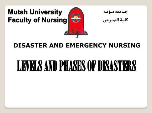 4 levels and phases of disasters.pdf | Infectious Diseases | Diseases ...