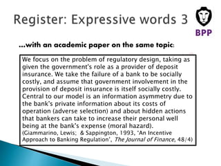 4 levels of eap vocabulary | PPTX