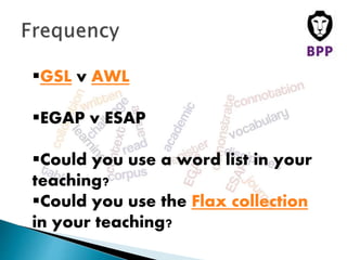4 levels of eap vocabulary | PPT