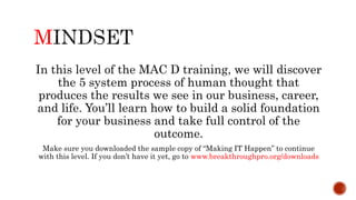 4 Levels Of Success | PPTX