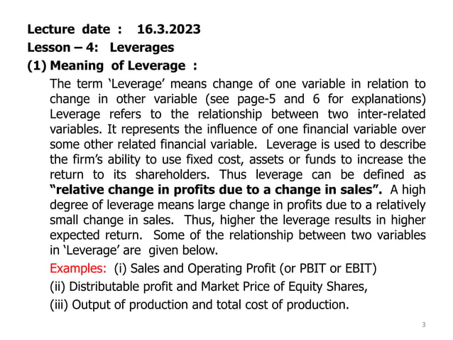 (4) Leverages (teaching note) (1).pptx