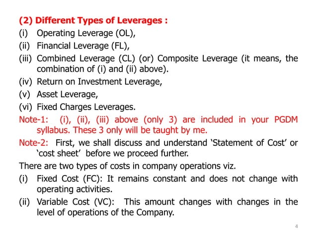 (4) Leverages (teaching note) (1).pptx