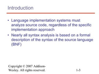 4 lexical and syntax | PPT