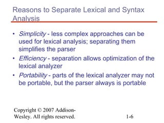 4 lexical and syntax | PPT