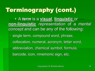 4_Lexicography_vs_terminology.ppt | Desktop Publishing | Computer ...