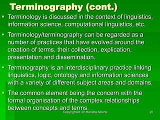 4_Lexicography_vs_terminology.ppt | Desktop Publishing | Computer ...