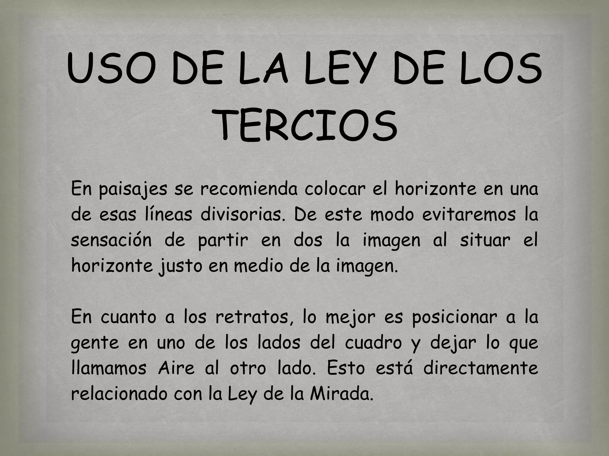Ley de los tercios | PPT