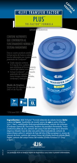 4Life® Transfer Factor Plus™ | PDF