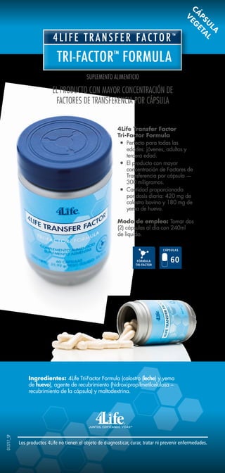 4Life Transfer Factor™ Tri-Factor™ Formula | PDF