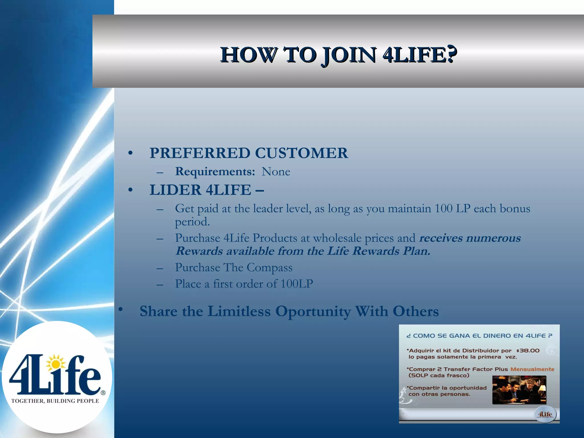4 Life Presentation English Version | PPS