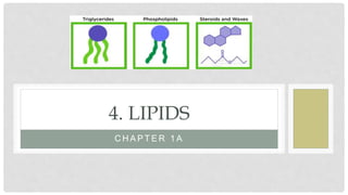AS Biology- Lipids | PPT