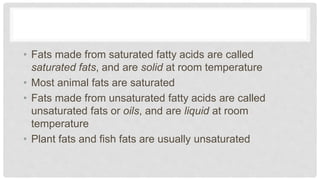 AS Biology- Lipids | PPT