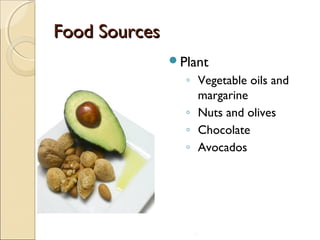 Lipids Food Sources