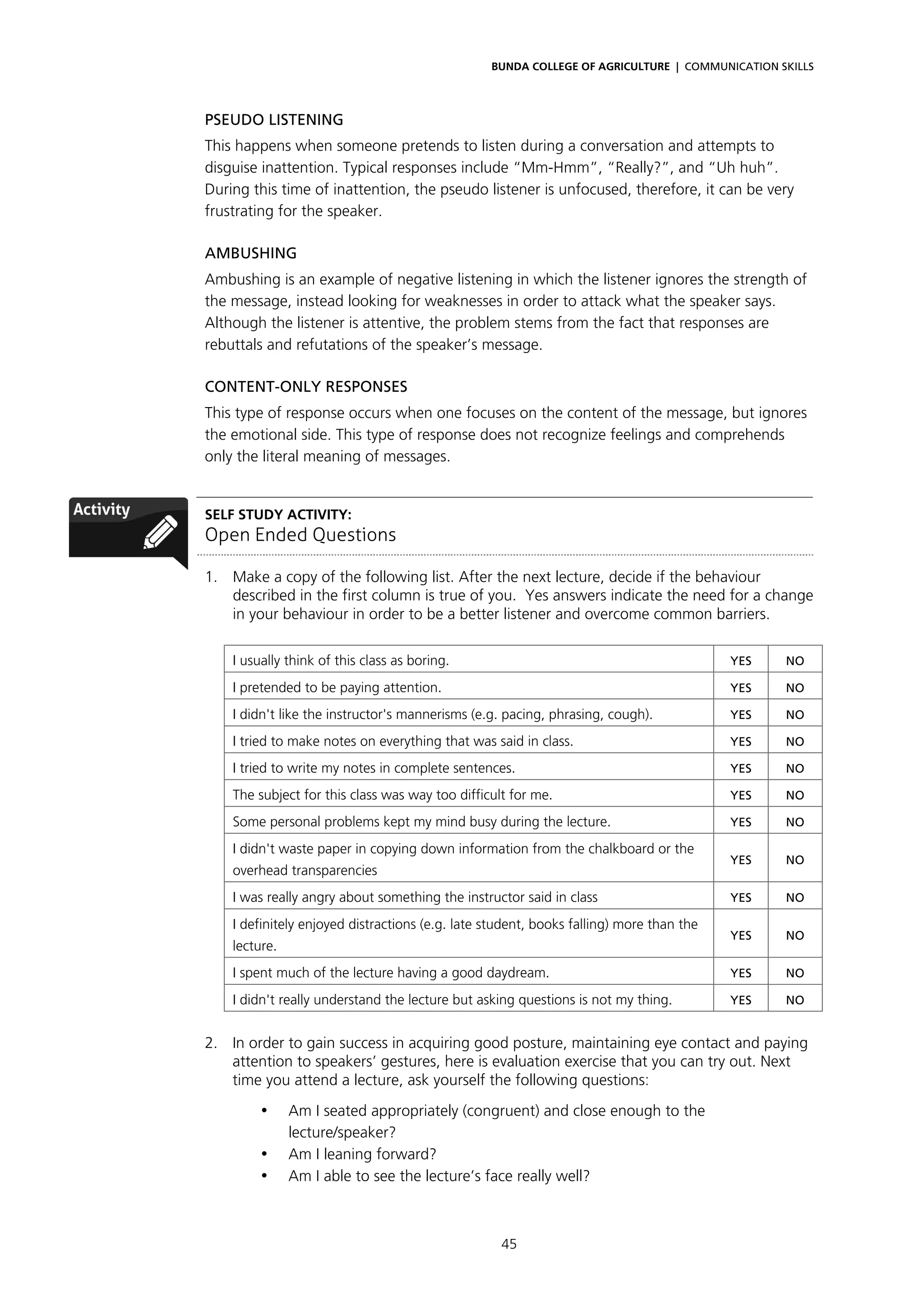 Listening Skills (PDF) | PDF