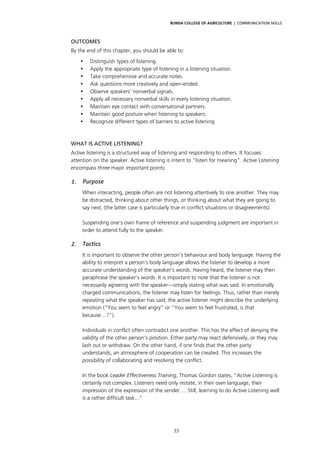 Listening Skills (PDF) | PDF