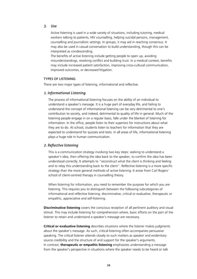 Listening Skills (PDF) | PDF