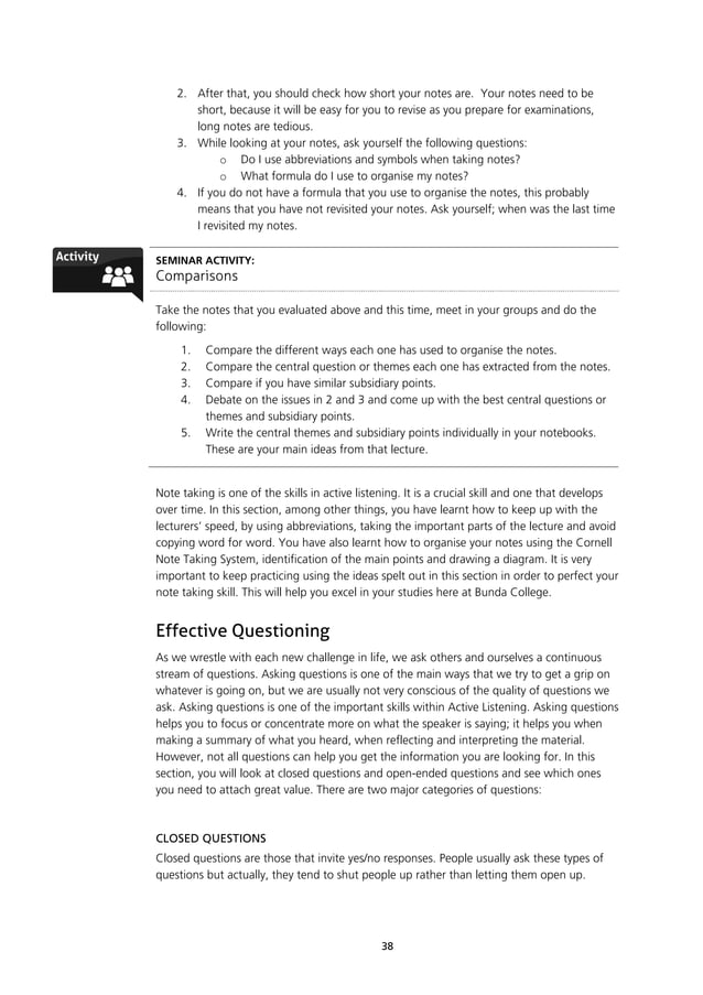 Listening Skills (PDF) | PDF