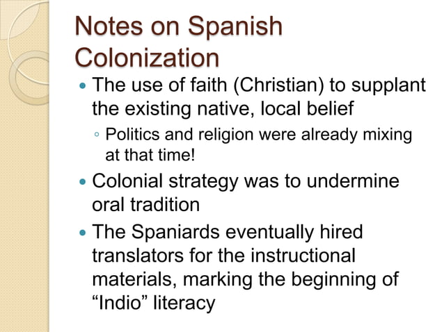 4 literature in the spanish colonial period | PPTX | Books and Literature