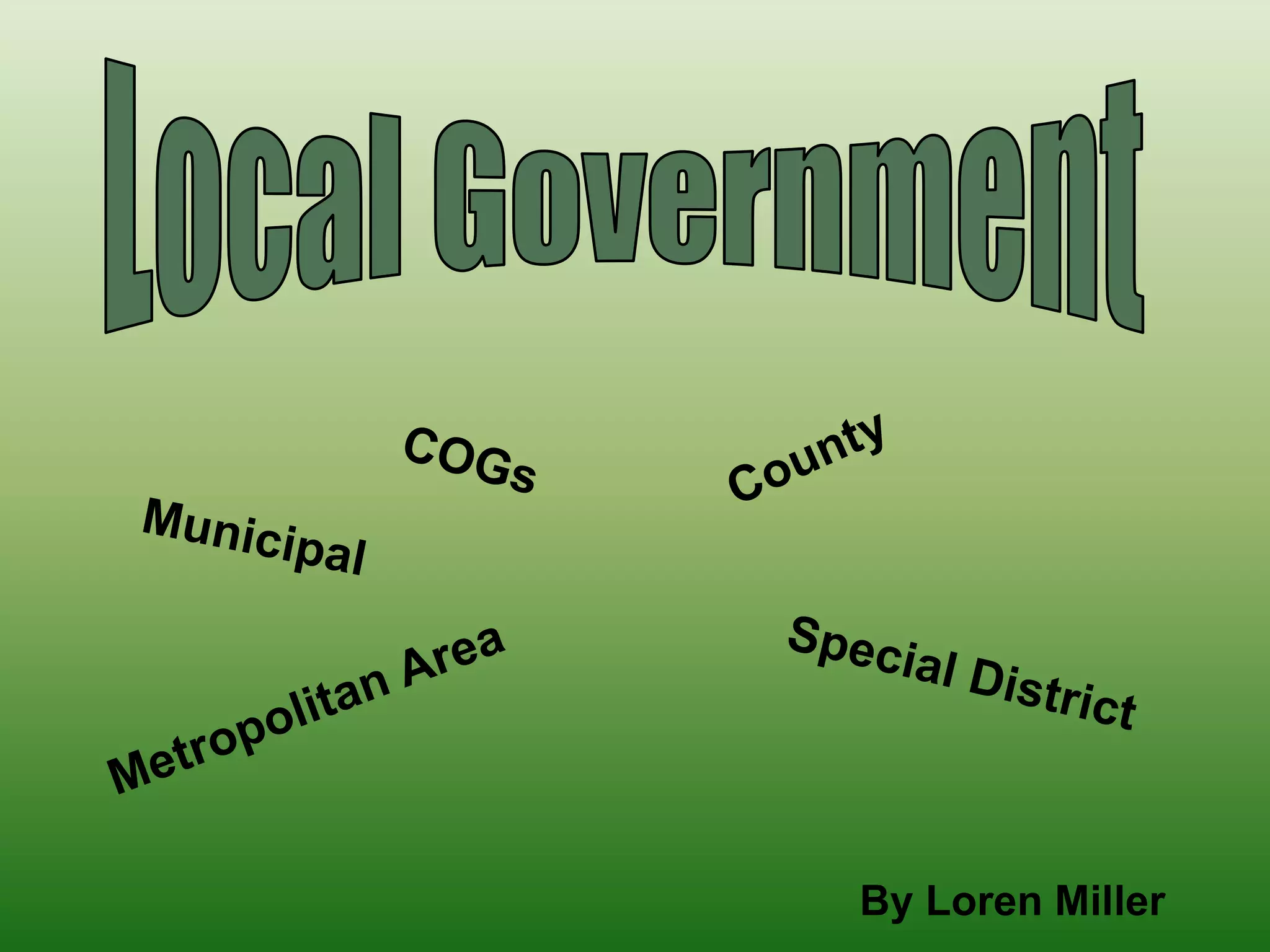 4 local government in texas | PPTX