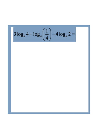 4) logarithms laws | PDF
