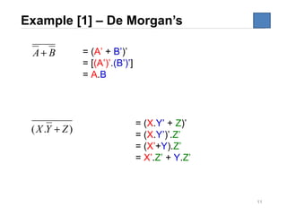 4 logic circuit optimisation | PPT | Programming Languages | Computing
