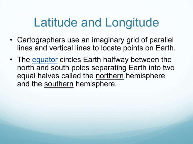 4 longitude and latitude | PPTX