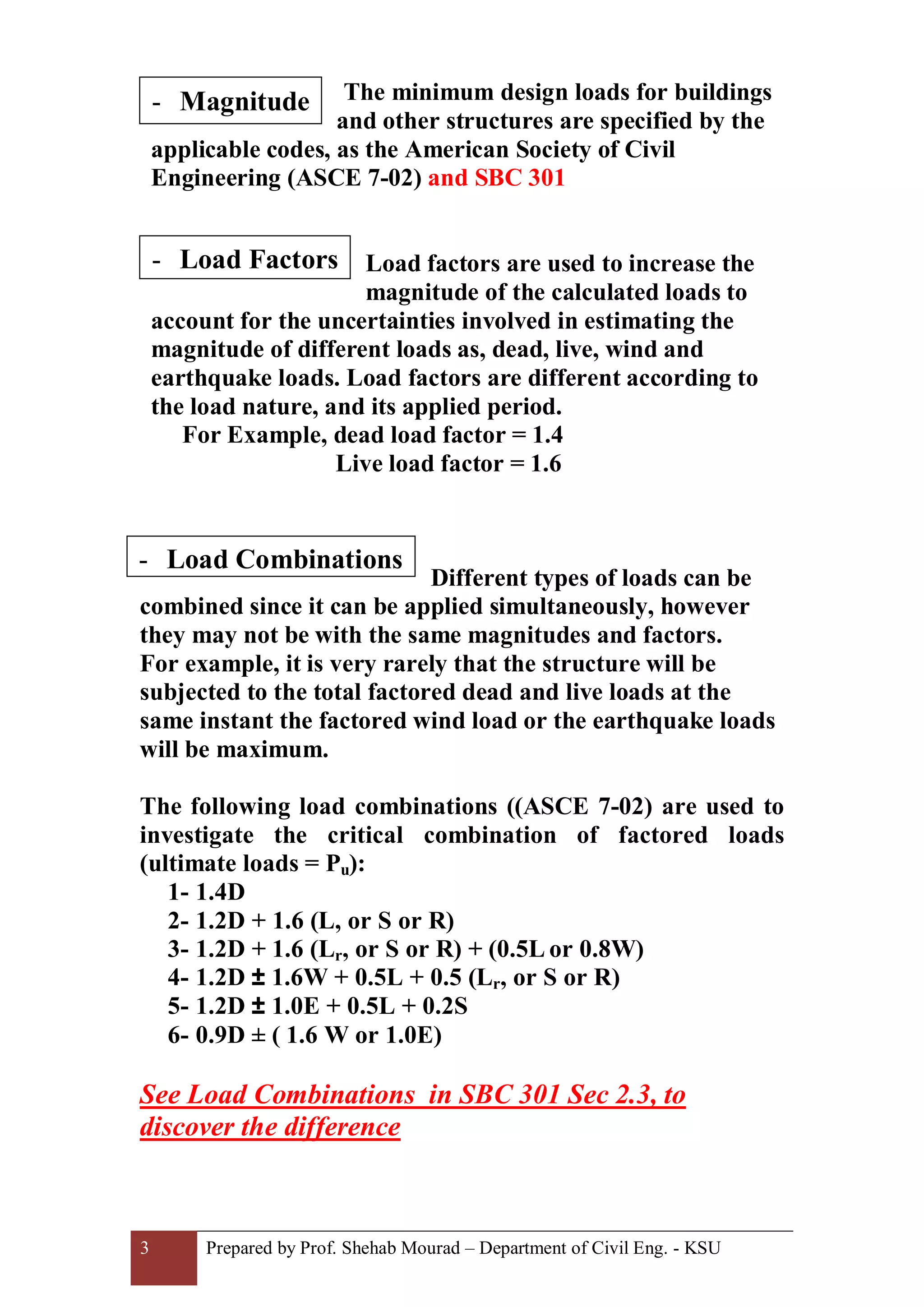 04-LRFD Concept (Steel Structural Design & Prof. Shehab Mourad) | PDF