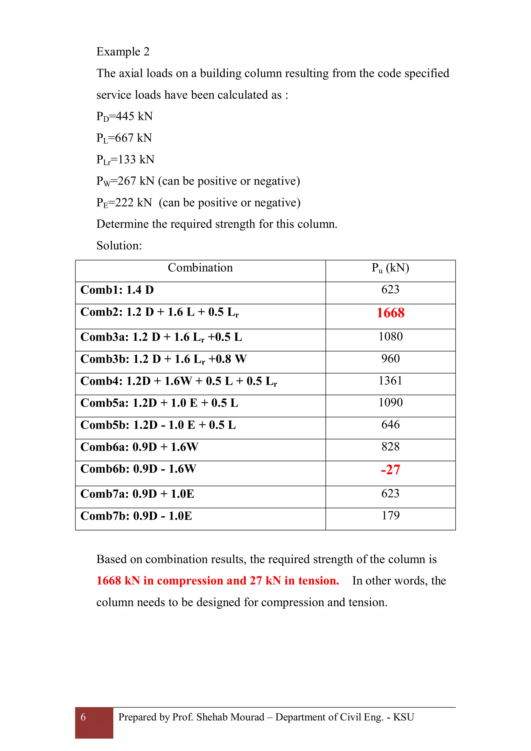 04-LRFD Concept (Steel Structural Design & Prof. Shehab Mourad) | PDF