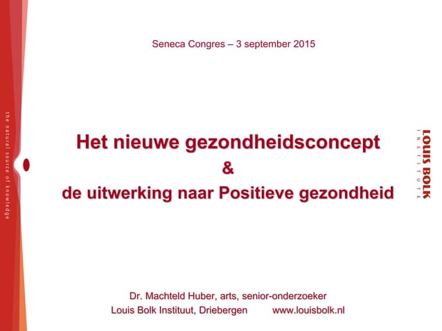 Seneca congres - Presentatie Machteld Huber | PDF