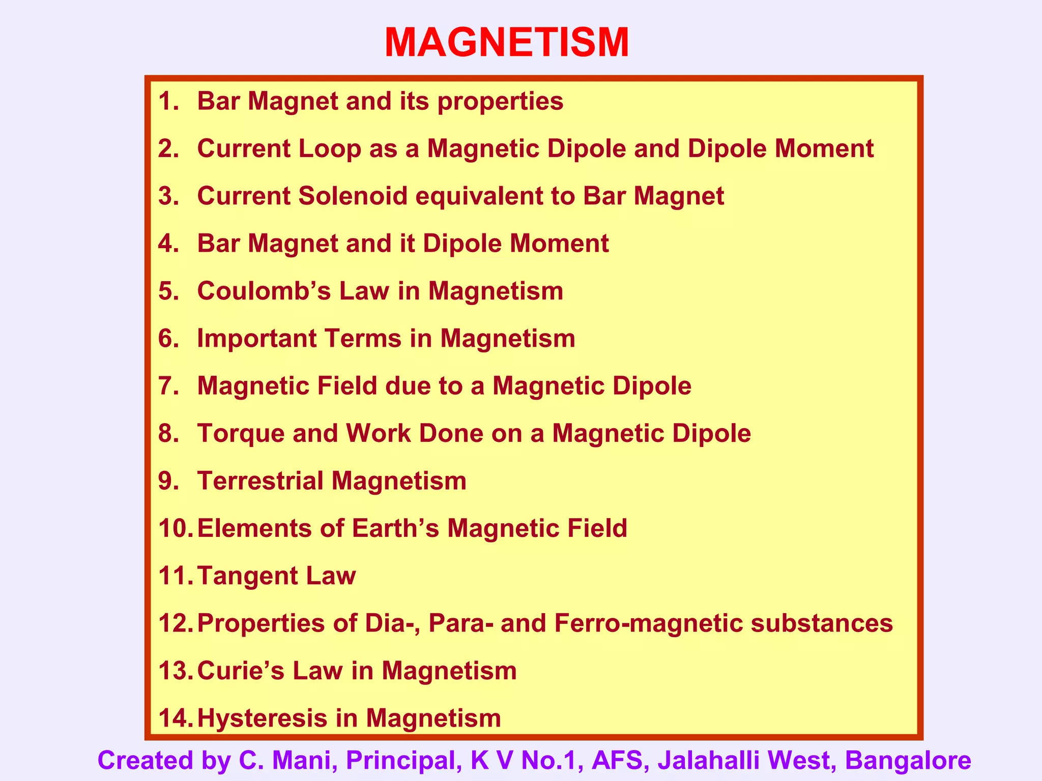 Magnetism | PPT