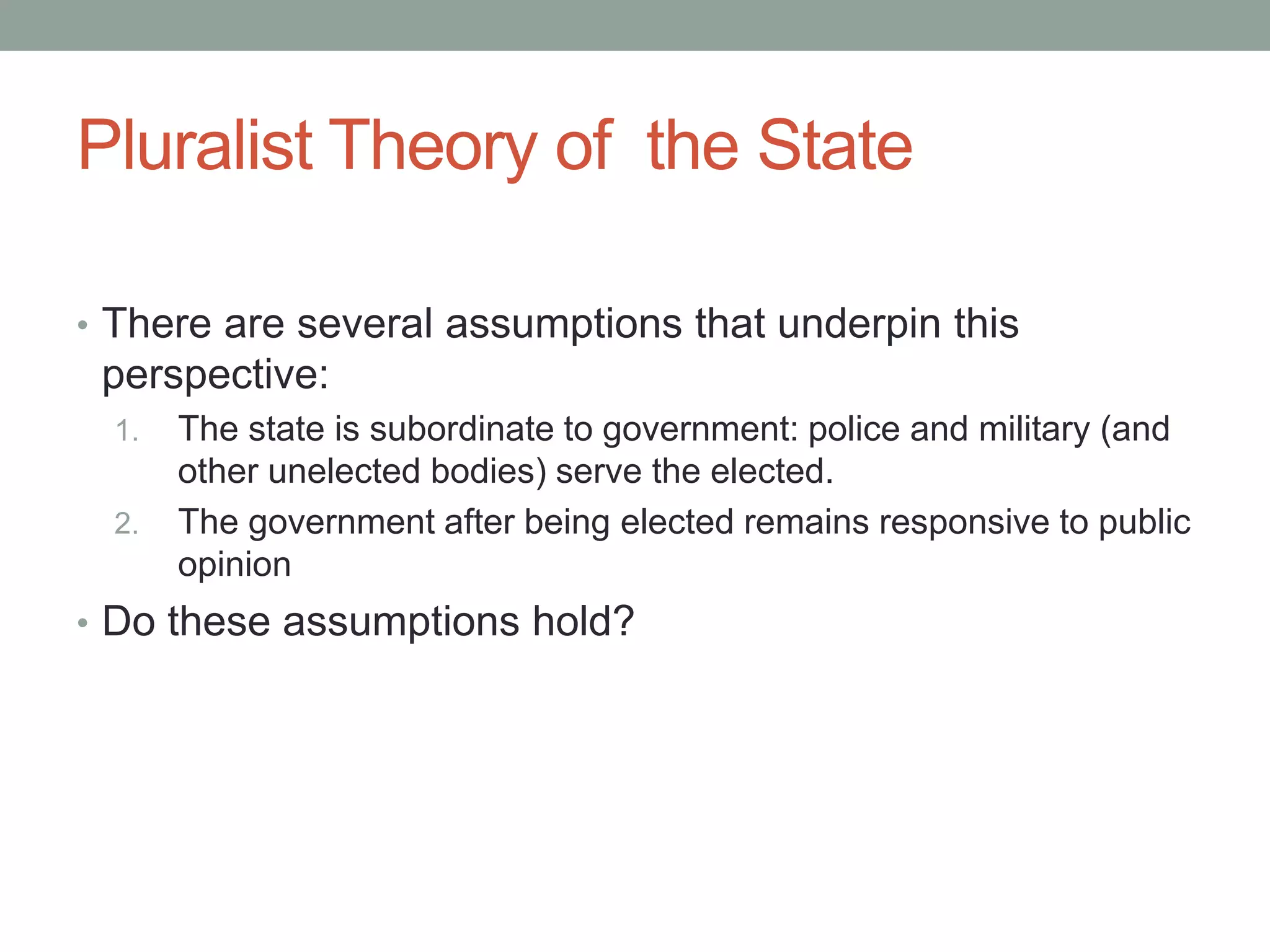 4 main theories on the state | PPTX