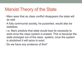 4 main theories on the state | PPTX
