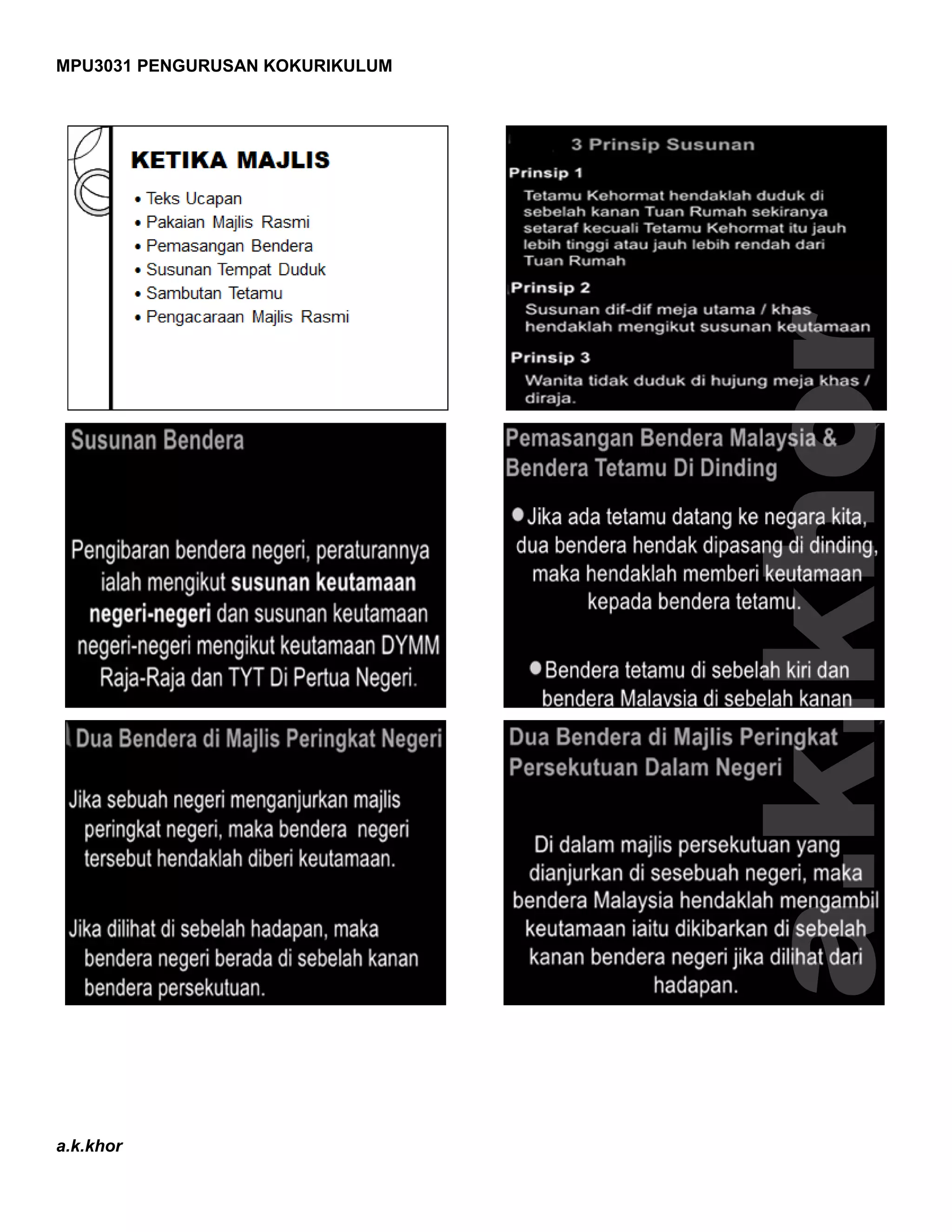 4 majlis rasmi – protokol | PDF
