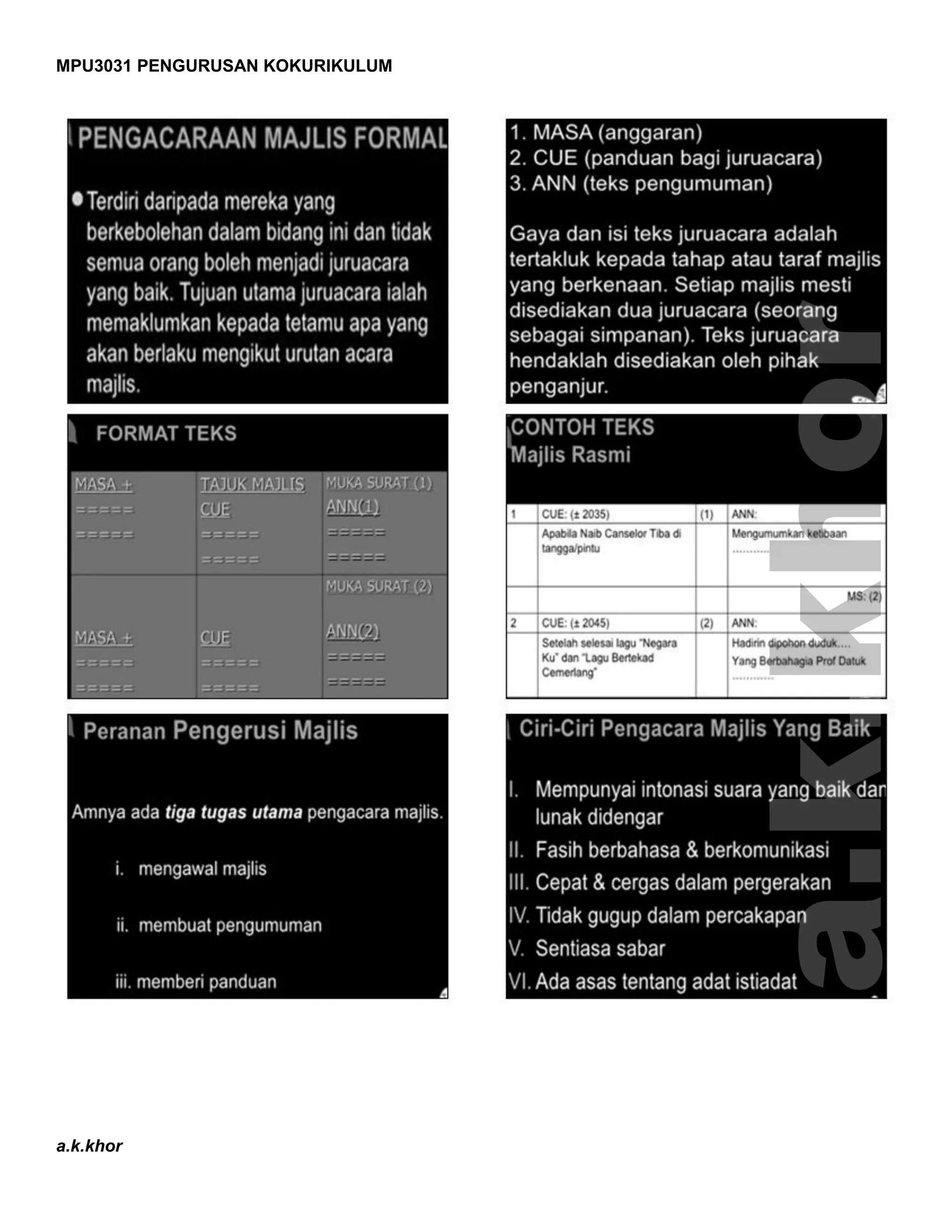 4 majlis rasmi – protokol | PDF