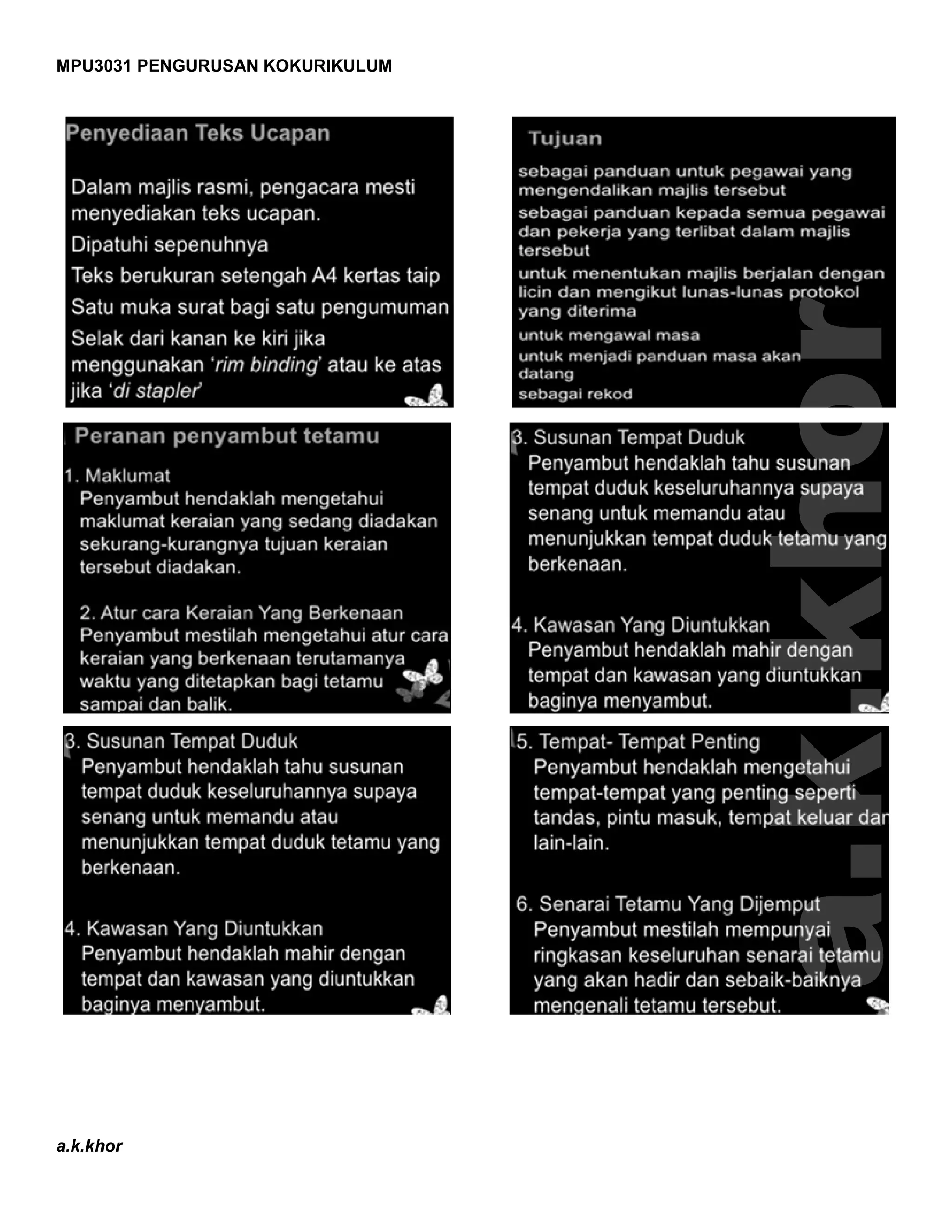 4 majlis rasmi – protokol | PDF