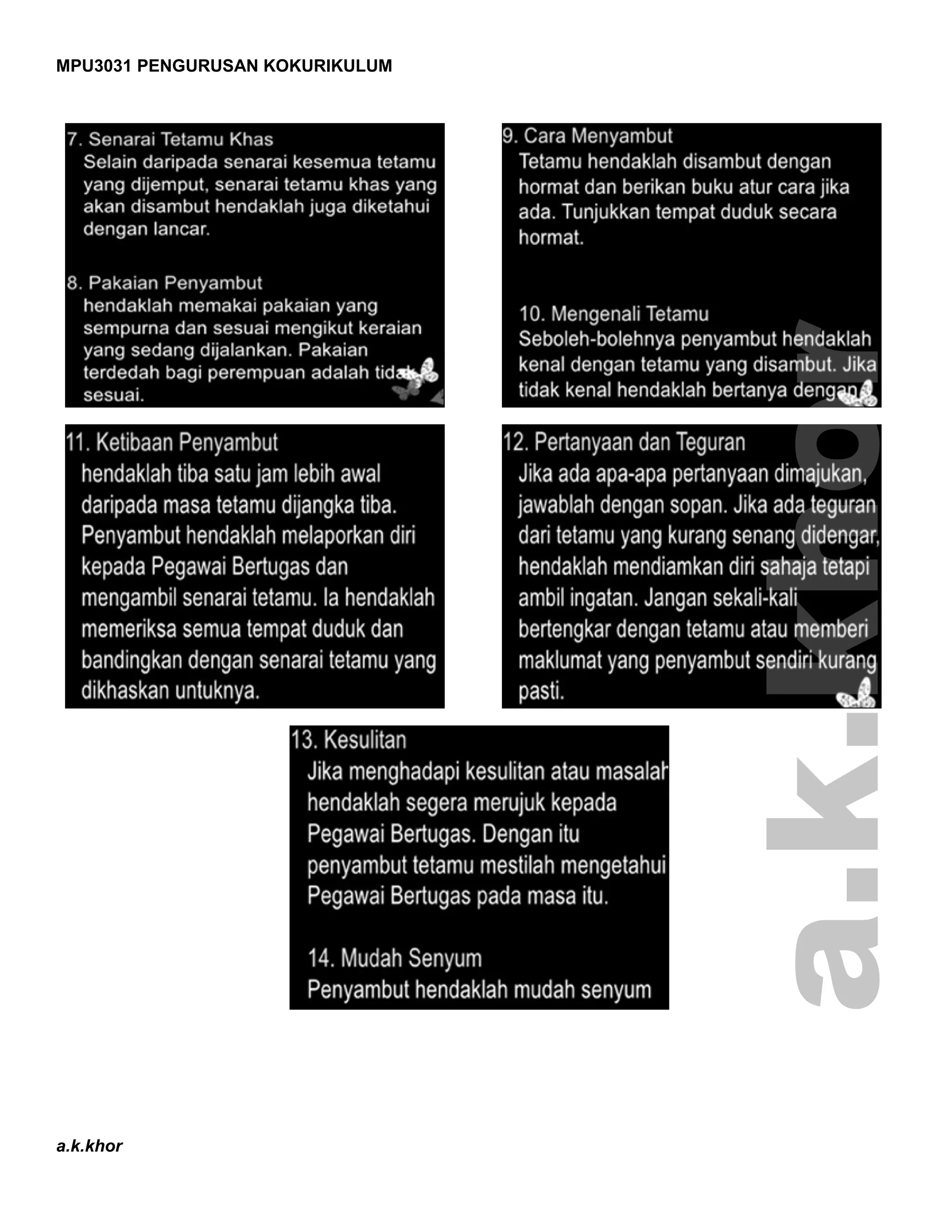 4 majlis rasmi – protokol | PDF