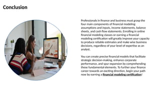4 Major Components of Financial Modeling.pptx
