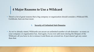4 Major Reasons for Big Organizations to Have Wildcard SSL Certificates ...