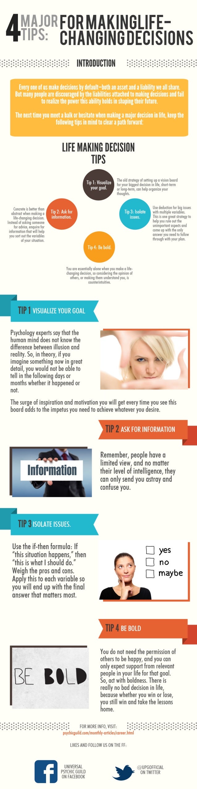 4 Major Tips For Making Life Changing Decisions