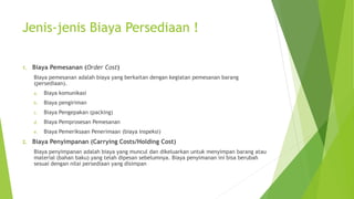 4 manajemen persediaan | PPTX