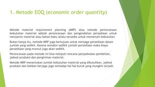 4 manajemen persediaan | PPTX