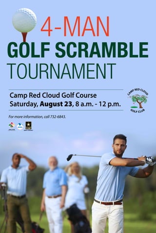 4 Man Scramble Golf Tournament | PDF